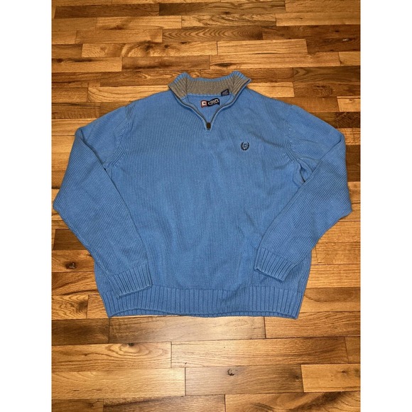 Chaps | Sweaters | Chaps Mens Large Knitted Sweater Pullover Quarter ...